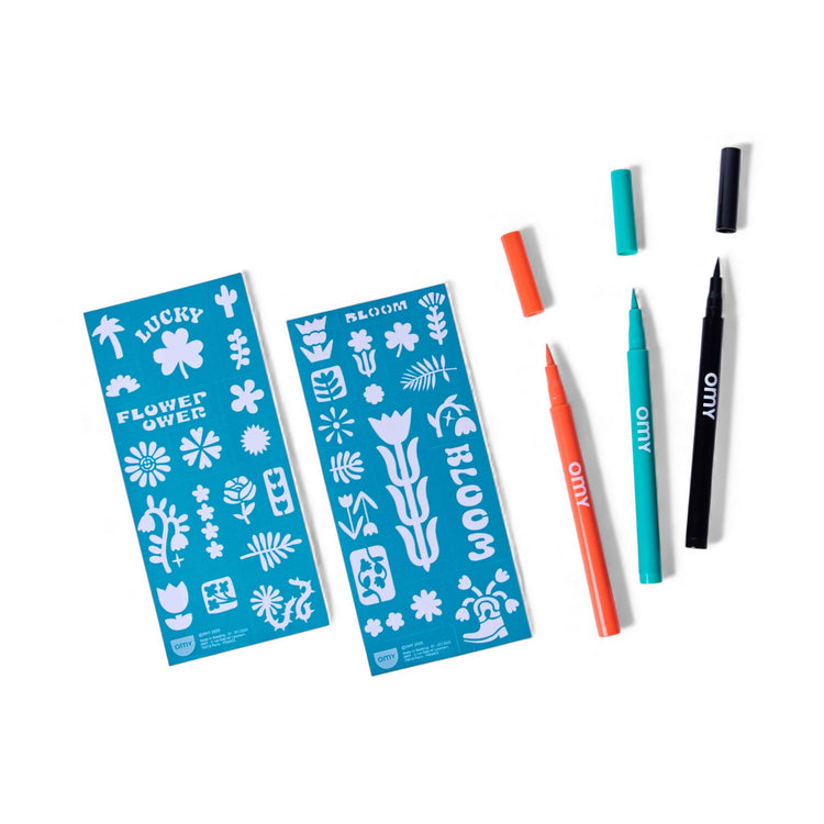 OMY. Tattoo Art - Flower Power – Cozykids.gr